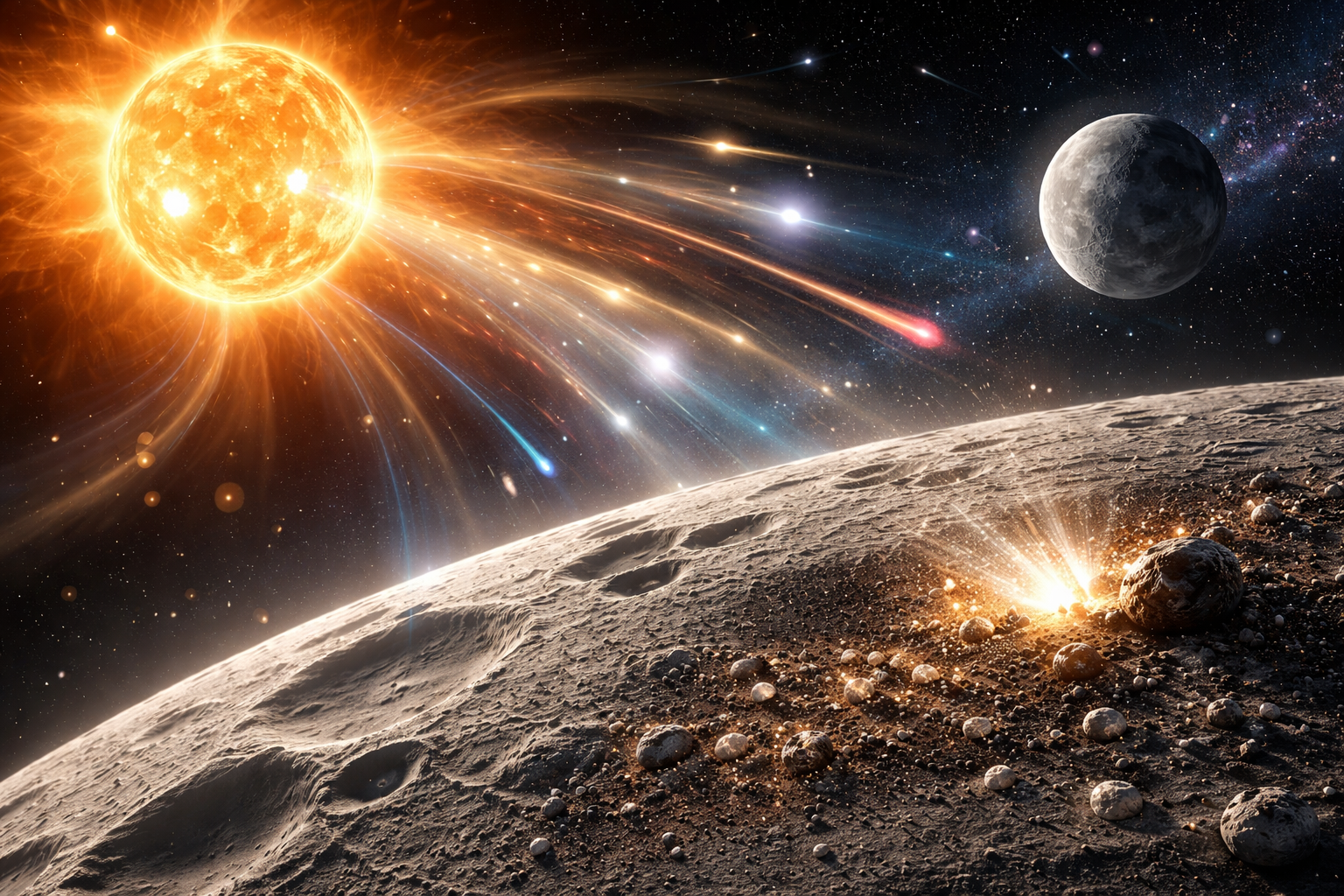 How the Sun Ages the Moon’s Surface (Space Weathering - AstroDrive